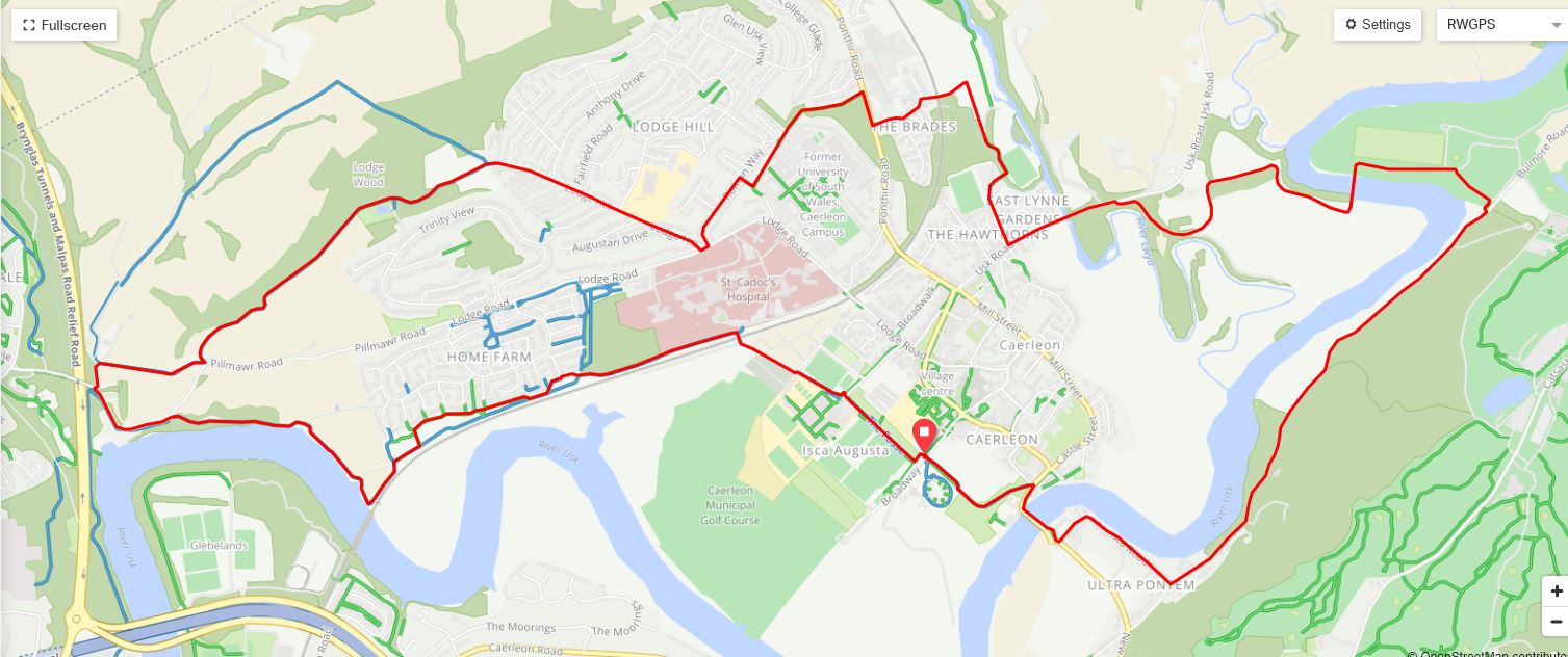 Walk 12 – Caerleon Ruins – Caldicot Choir – Cycle / Run / Walk / Golf